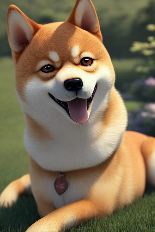 Openjourney prompt: a single shiba-ino dog, cute, kawaii, - PromptHero
