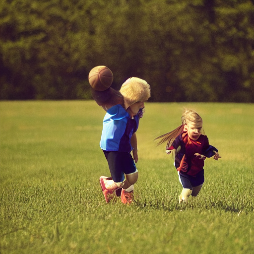 Stable Diffusion prompt: Two little athletic kids - PromptHero