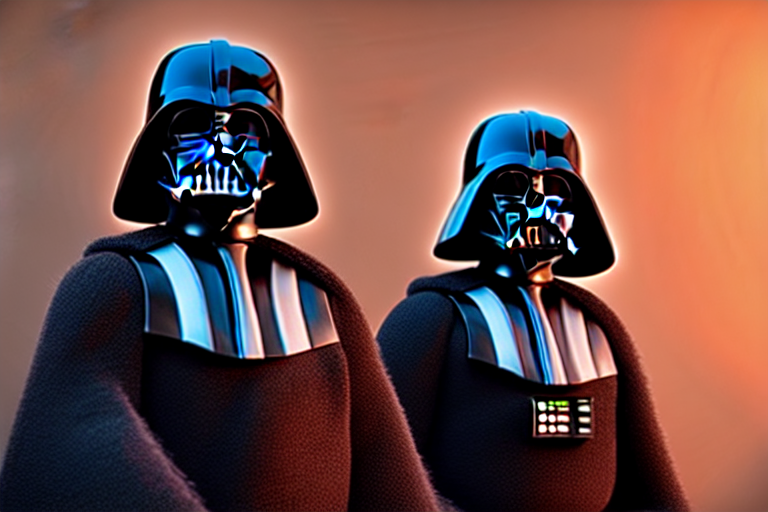 Stable Diffusion prompt: Darth Vader as a muppet, pixar - PromptHero