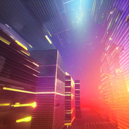 Stable Diffusion prompt: crystal city, space in the - PromptHero