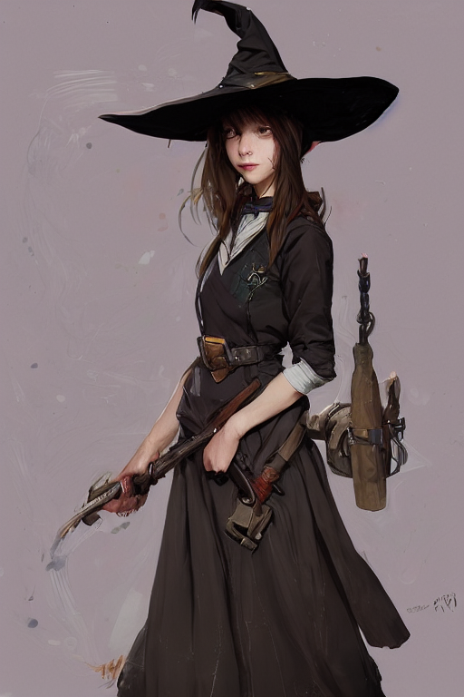 Stable Diffusion prompt: rugged girl witch wearing magic - PromptHero