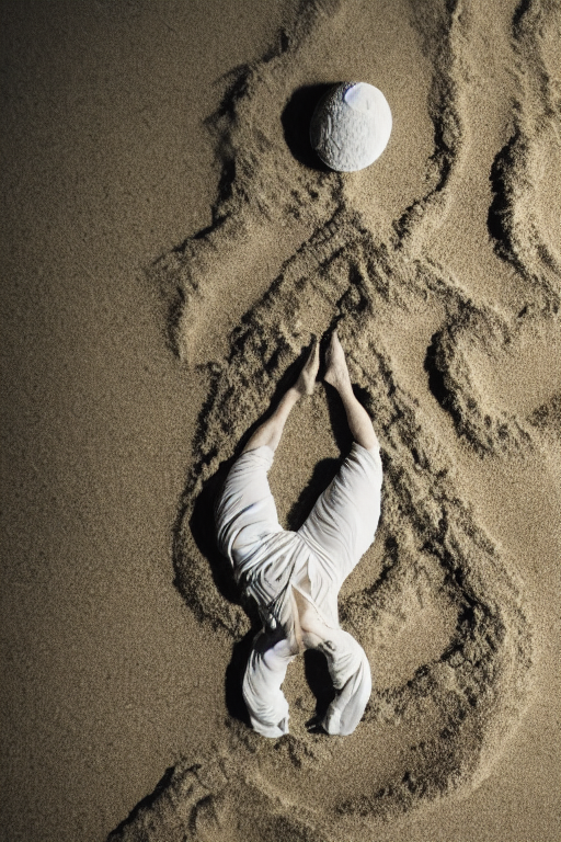 Stable Diffusion prompt: Moon Knight doing yoga, - PromptHero