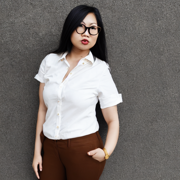 Stable Diffusion prompt: an image of woman, skinny , full - PromptHero