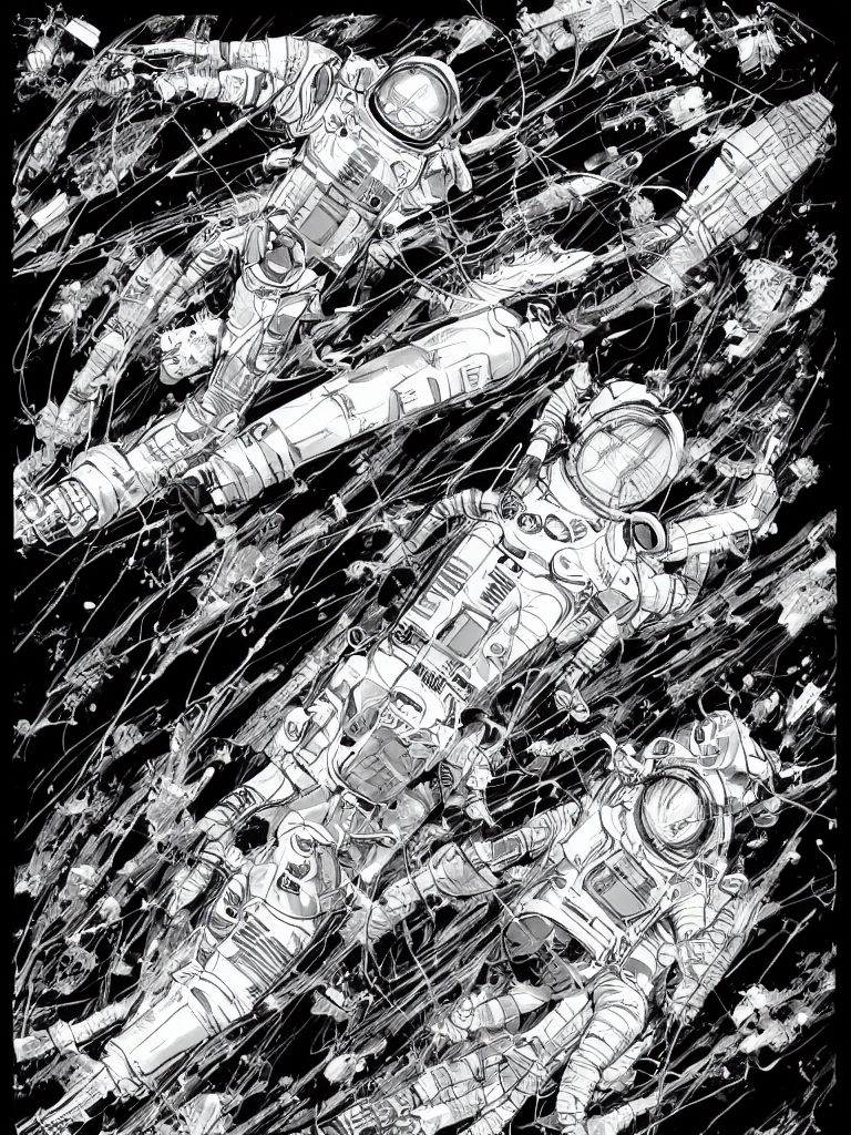 Stable Diffusion prompt: Girl in spacesuit, spaceship - PromptHero