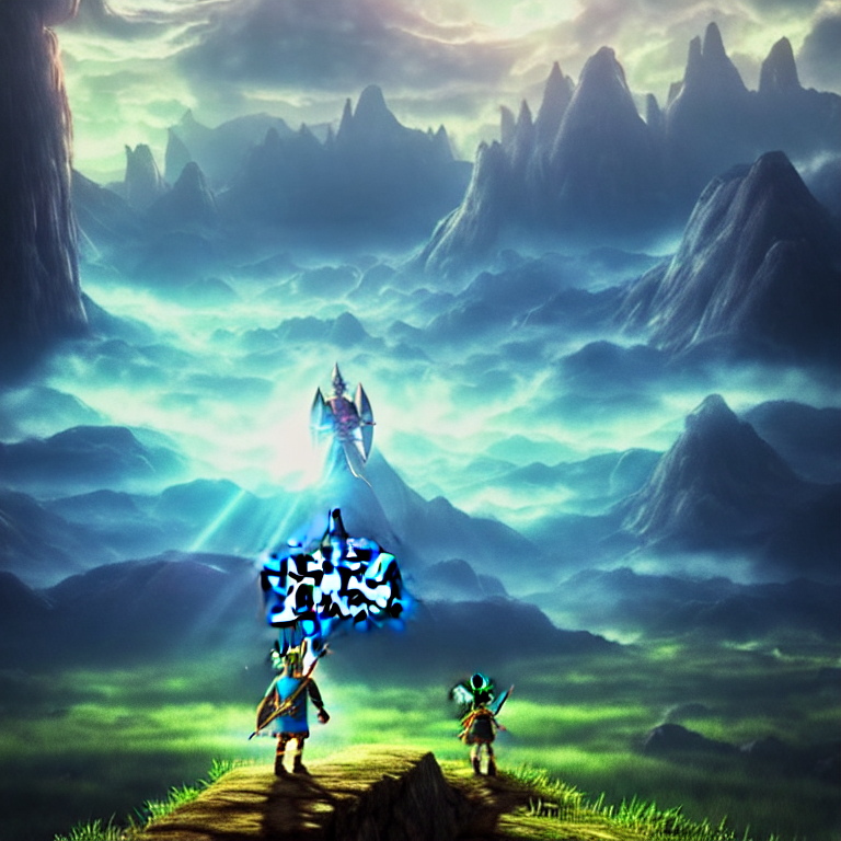 Stable Diffusion prompt: The Legend of Zelda landscape - PromptHero