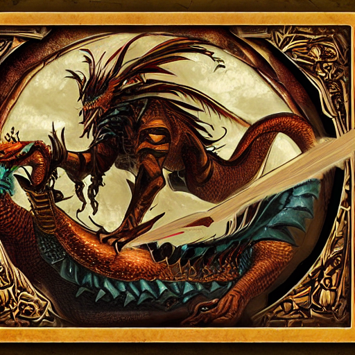 Stable Diffusion prompt: wizards, dragons, library - PromptHero