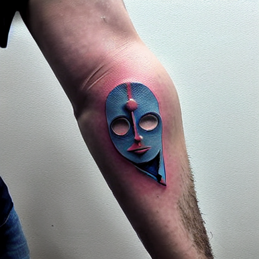 Stable Diffusion prompt: Persona tatuando a un cráneo con - PromptHero