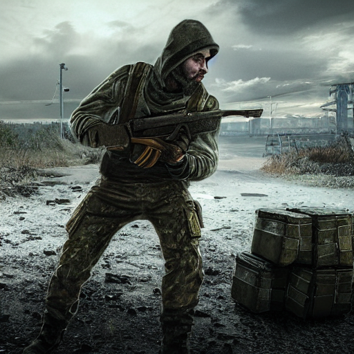 Stable Diffusion prompt: Tarkov killa - PromptHero