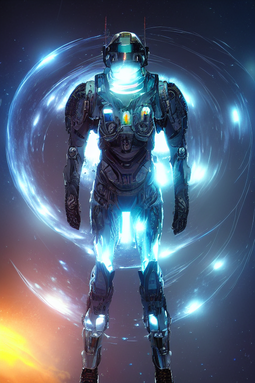 Stable Diffusion prompt: sentinel machine hero with - PromptHero