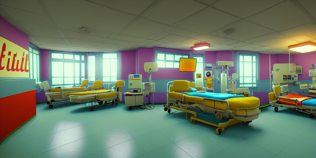 Stable Diffusion prompt: retro hospital, colorful, 8 k - PromptHero