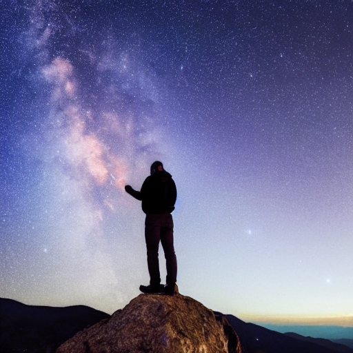 Stable Diffusion prompt: guy standing on a beautiful - PromptHero