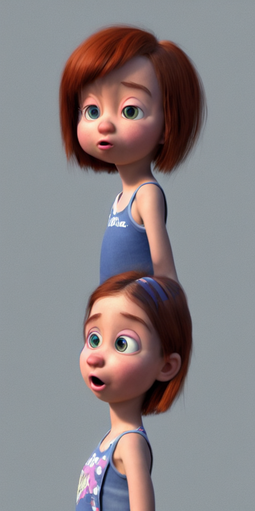 Stable Diffusion prompt: Pixar style little girl, 4k, 8k, - PromptHero