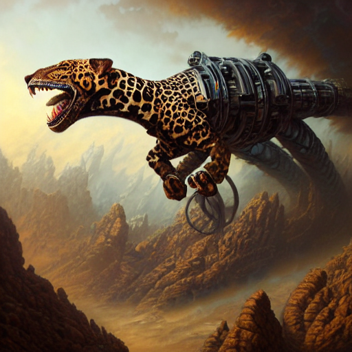 Stable Diffusion prompt: shot of a Jaguar Robot in an - PromptHero