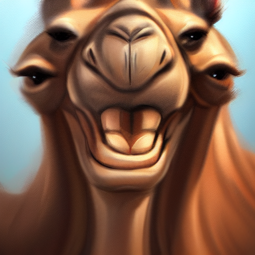 Stable Diffusion prompt: smiling camel face, fantasy, - PromptHero