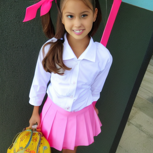 Stable Diffusion prompt: cute beautiful school girl - PromptHero