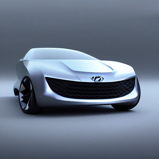 Stable Diffusion prompt: Hyundai angular concept car, 3d - PromptHero