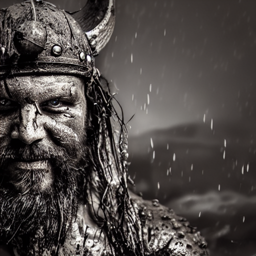 Stable Diffusion prompt: Old Evil Viking Warrior emerging - PromptHero