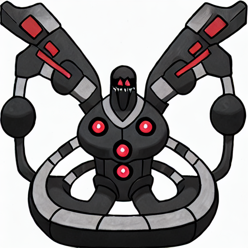 Text to Pokémon prompt: Dystopian devil| with a visible - PromptHero