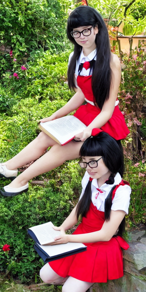 Stable Diffusion prompt: JiaGe is a cute schoolgirl with - PromptHero