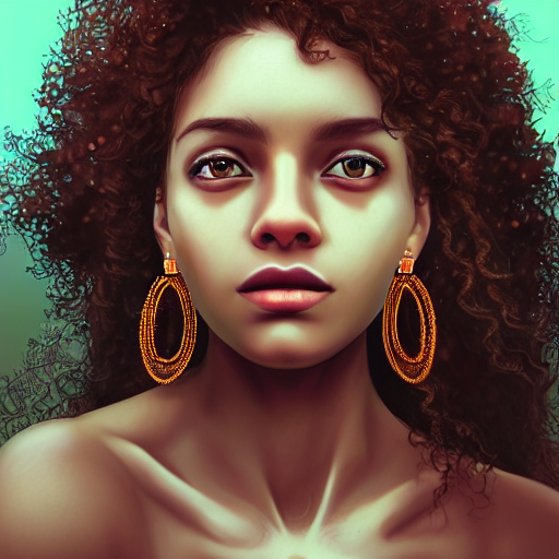 Stable Diffusion prompt: female, brown skin, stunning, - PromptHero
