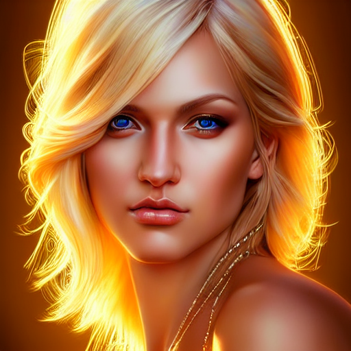 Stable Diffusion prompt: portrait of a gorgeous blond - PromptHero