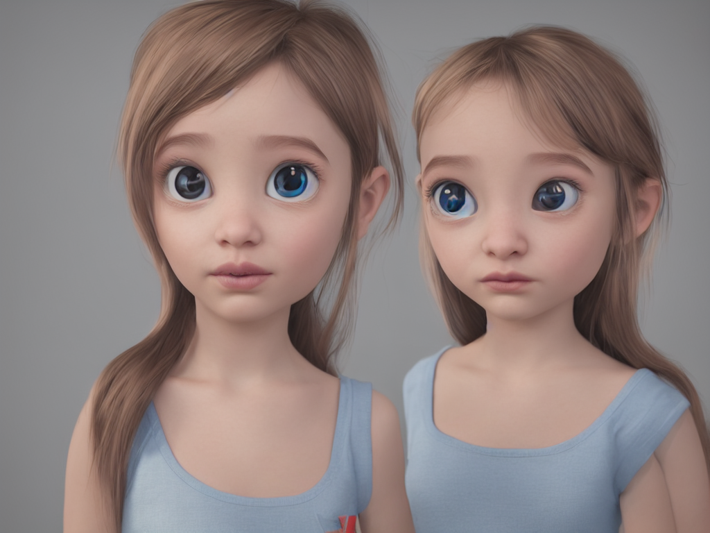 Stable Diffusion prompt: A pixar style little girl, - PromptHero