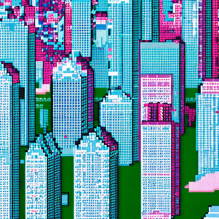 Stable Diffusion prompt: 8 bit pixel art of the future - PromptHero