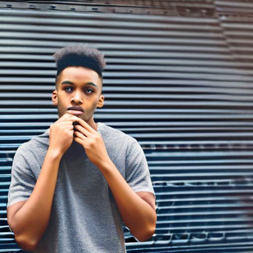 Stable Diffusion prompt: A trendy young man wearing a - PromptHero