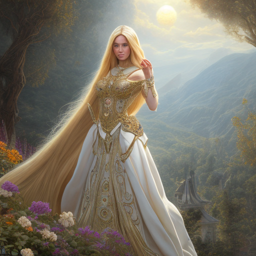 Openjourney prompt: portrait of a humanoid princess with - PromptHero