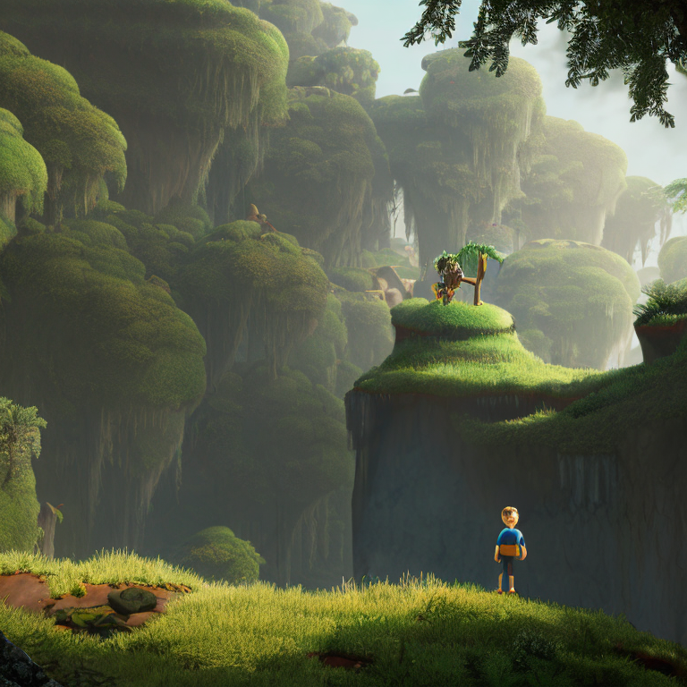 Title: "Jamie & the Jungle Jaunt: A Hair-raising Adventure!" • An AI Story