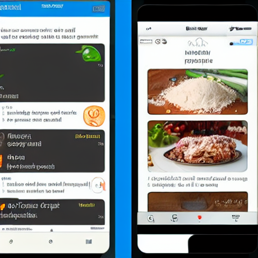 Stable Diffusion prompt: a mobile recipe application - PromptHero