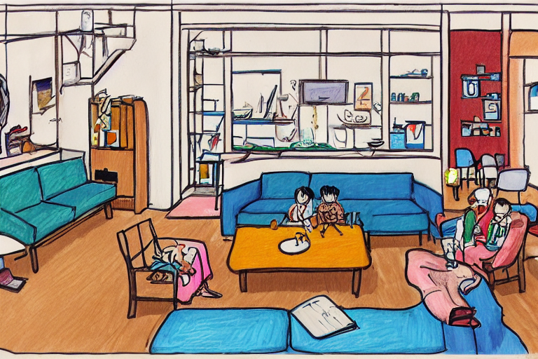 Stable Diffusion prompt: color cartoon, hand drawn, - PromptHero