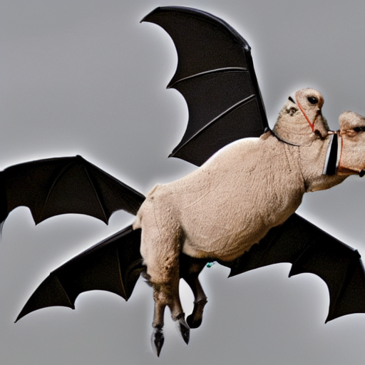Stable Diffusion prompt: Flying_camel_with_wings_of_a - PromptHero