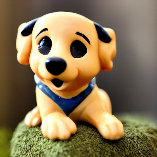 Stable Diffusion prompt: Chibi german shepherd figurine, - PromptHero