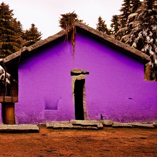 Stable Diffusion prompt: Ancient building, purple, sense - PromptHero
