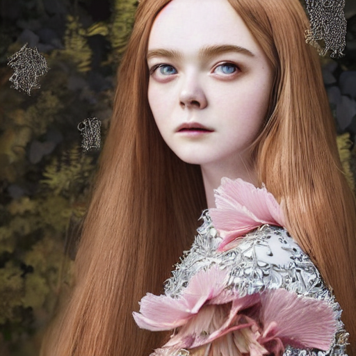 Stable Diffusion prompt: mix of Elle fanning and Park - PromptHero