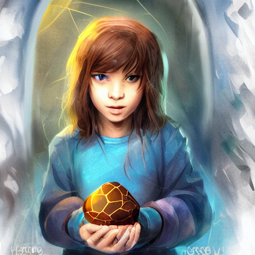 Stable Diffusion prompt: the little girl, brown hair, - PromptHero