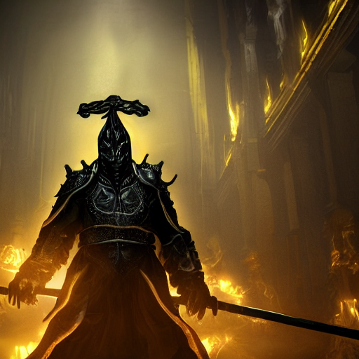 Stable Diffusion prompt: armoured chained demon using - PromptHero