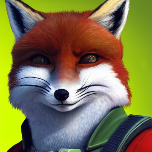 Stable Diffusion prompt: a portrait of fox mccloud from - PromptHero