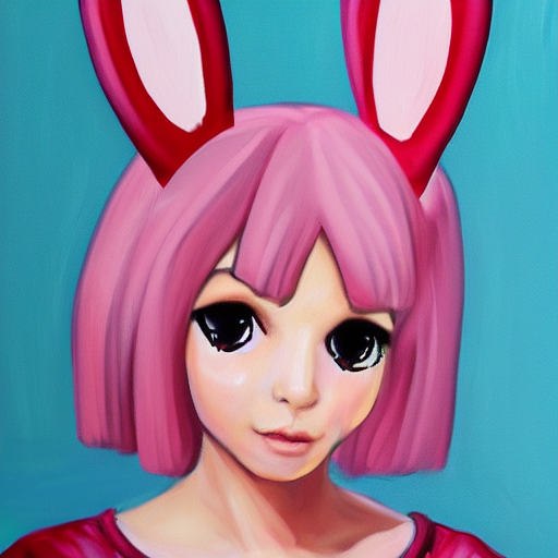 Stable Diffusion prompt: painting of the mona rabbit - PromptHero