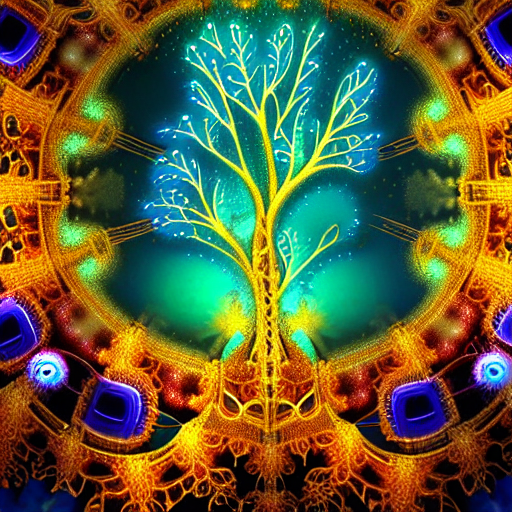 Stable Diffusion prompt: an intricate fractal colorful - PromptHero