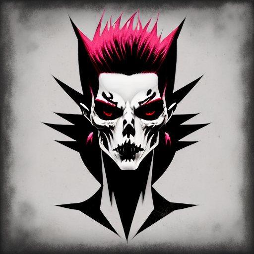 Openjourney prompt: Punk rock avatar, profile picture, - PromptHero