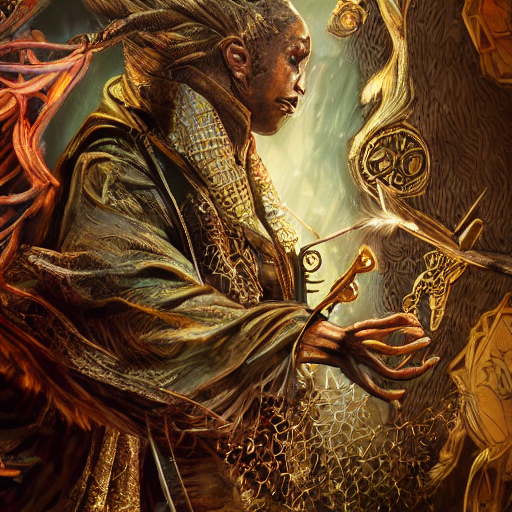 Stable Diffusion prompt: fantasy magic, Wizard family, - PromptHero