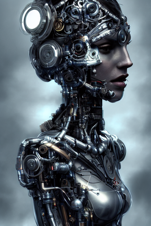 Stable Diffusion prompt: full body cyborg| full-length - PromptHero