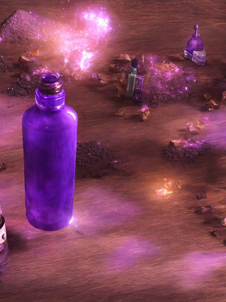 Stable Diffusion prompt: magical potion bottle of a deep - PromptHero