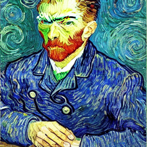 Stable Diffusion prompt: van gogh of van gogh himself - PromptHero