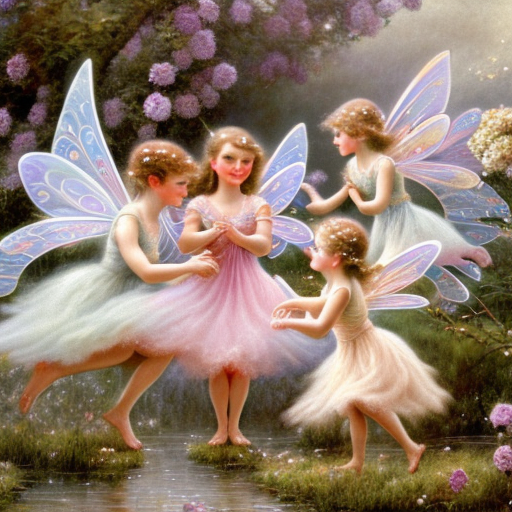 Openjourney prompt: Fairies flying| rainy day | Cicely - PromptHero
