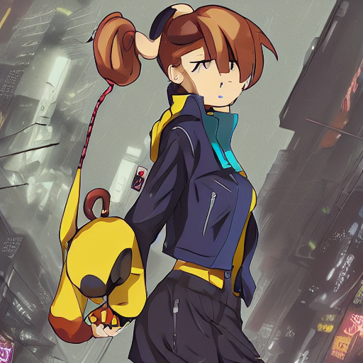 Stable Diffusion prompt: Gerph_art, anime, yellow - PromptHero