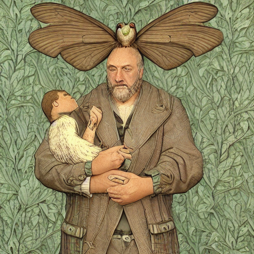 Stable Diffusion prompt: father taking care of his - PromptHero