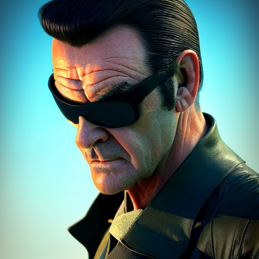 Stable Diffusion prompt: Sean Connery is Neo in MATRIX - PromptHero